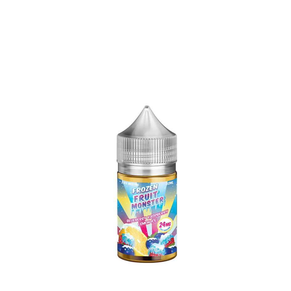 Fruit Monster Frozen Blueberry Raspberry Lemon Salt - Delicioso